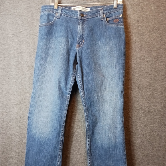 Harley-Davidson | Jeans | Vintage Harley Davidson Black Jeans Cotton ...